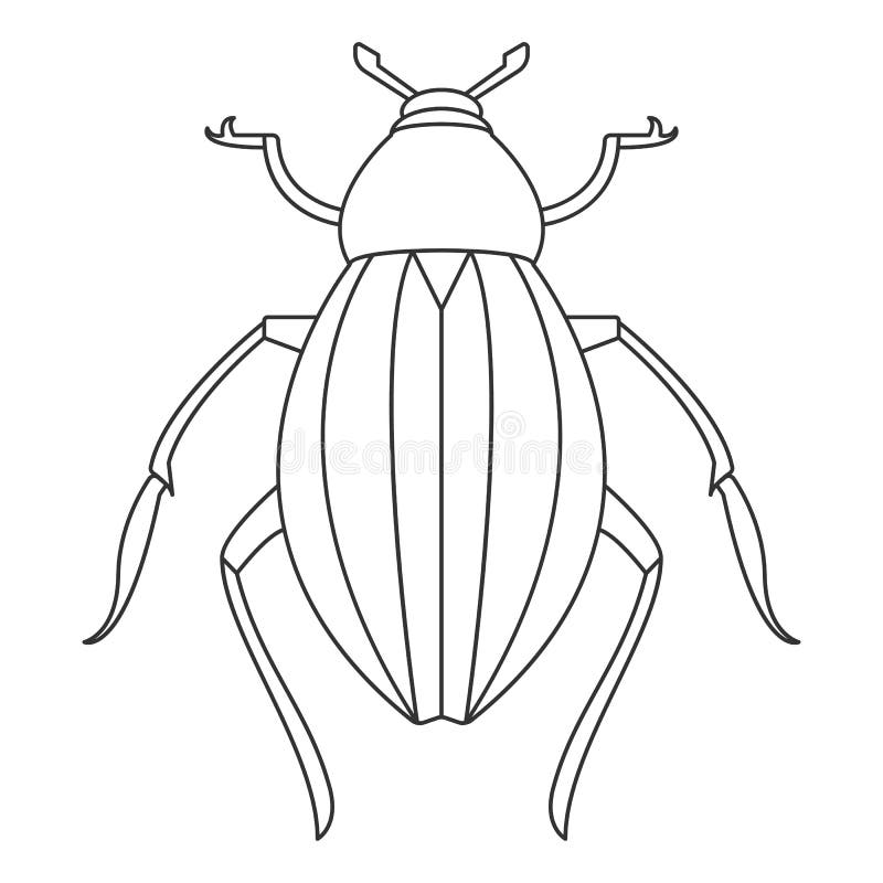 Beetle Icon. Simple Element Illustration. Beetle Symbol Design from ...