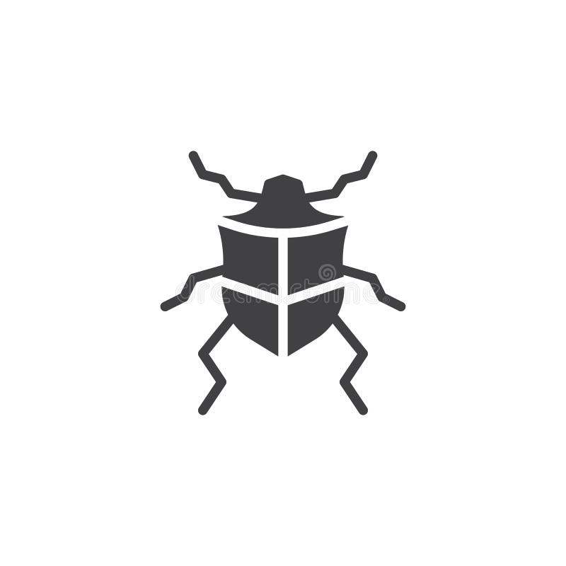 Beetle icon vector stock vector. Illustration of pictogram - 109265096