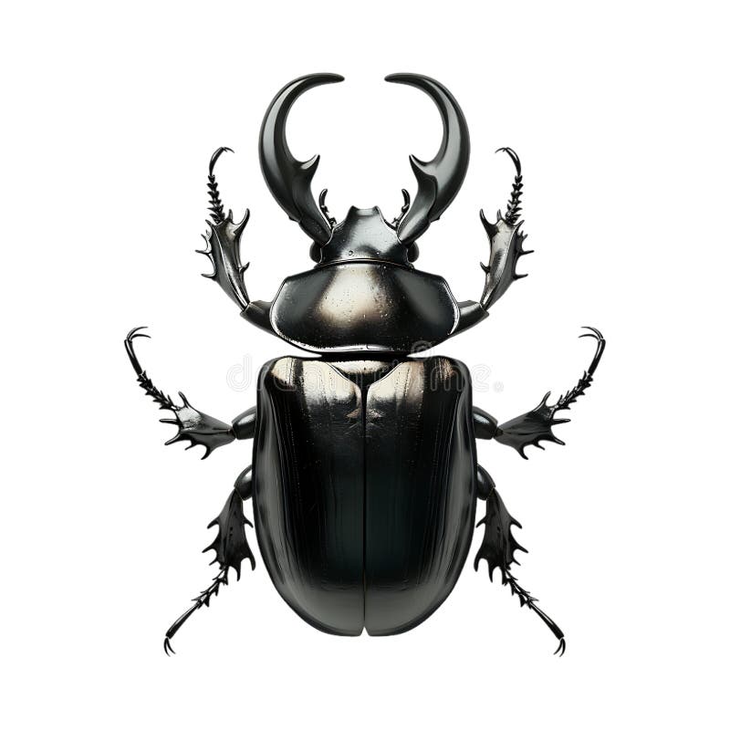 Beetle on Transparent Background - Ai Generated Stock Illustration ...