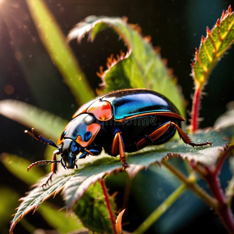 Beetle Wild Animal Living in Nature, Part of Ecosystem Stock ...