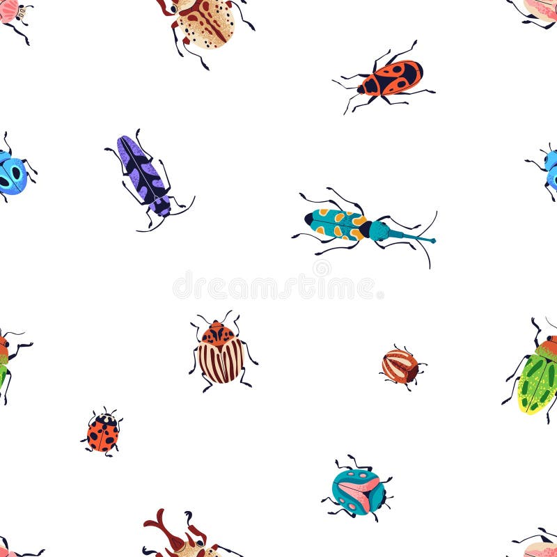 Background Design Many Insects Stock Illustrations – 326 Background ...