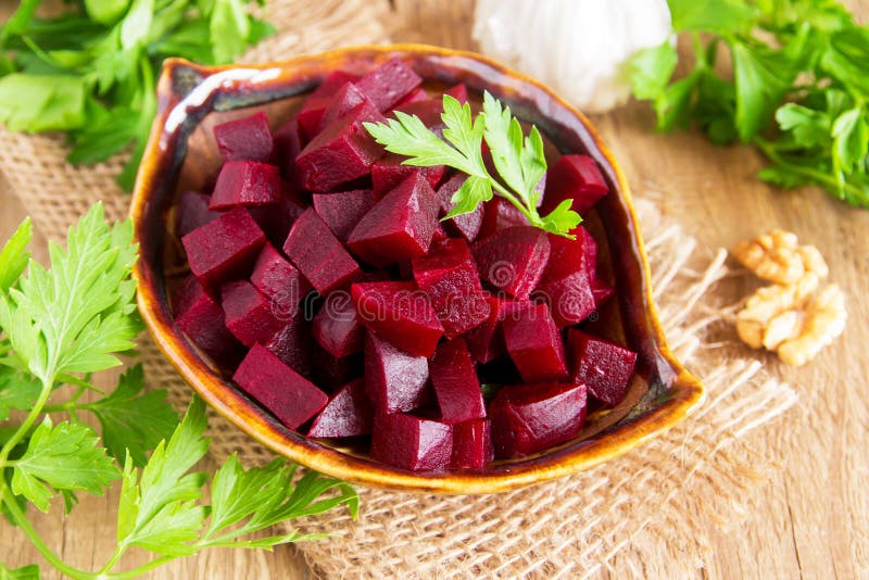 A Raw Beetroot with Chopped Stock Photo - Image of petal, textile ...