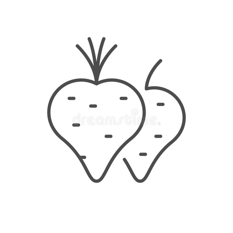 Outline Beetroot Stock Illustrations – 2,010 Outline Beetroot Stock ...