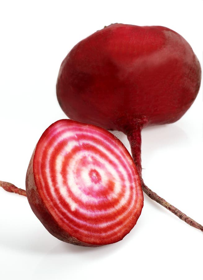 Beetroot Or Beta Vulgaris Plants With Large Thick Leaves And Dark Red ...