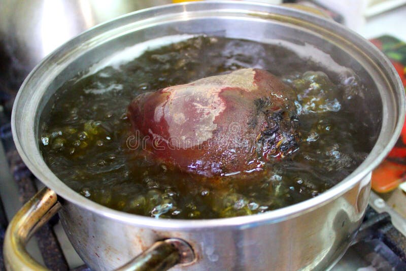 Beetroot is Cooked in a Saucepan Stock Photo - Image of stove, beetroot ...
