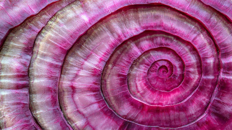 Beetroot Cross Section Spiral Pattern Stock Photos - Free & Royalty ...