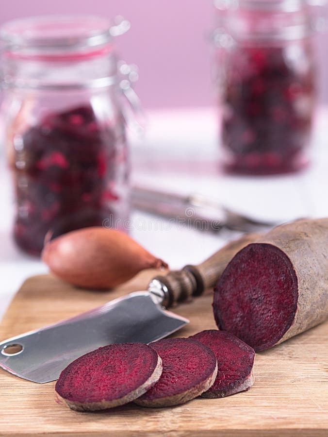 Beetroot, cut in discs stock image. Image of inlaidly - 52622071