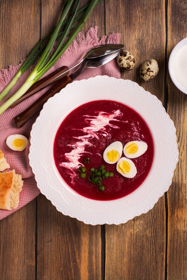 Beetroot gazpacho soup stock photo. Image of borscht - 75013148