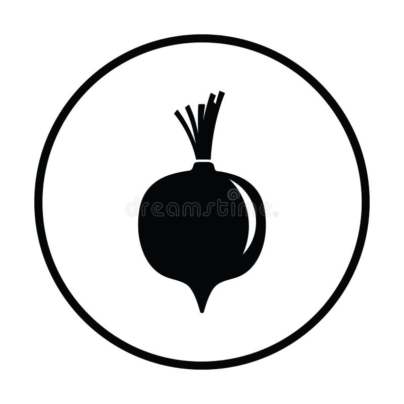 Beetroot icon stock vector. Illustration of logo, plant - 124090727