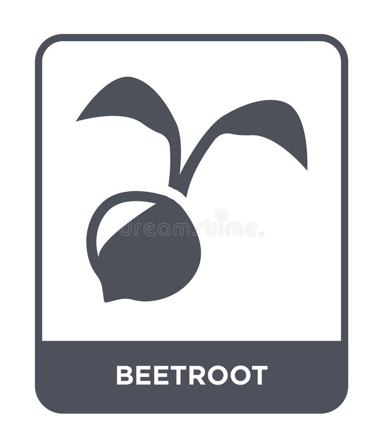 Beetroot Icon in Trendy Design Style. Beetroot Icon Isolated on White ...