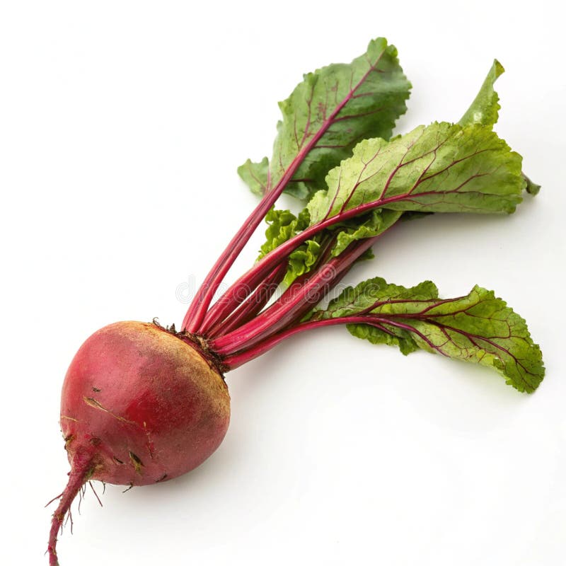 Beetroot Isolated on White Background Stock Illustration - Illustration ...