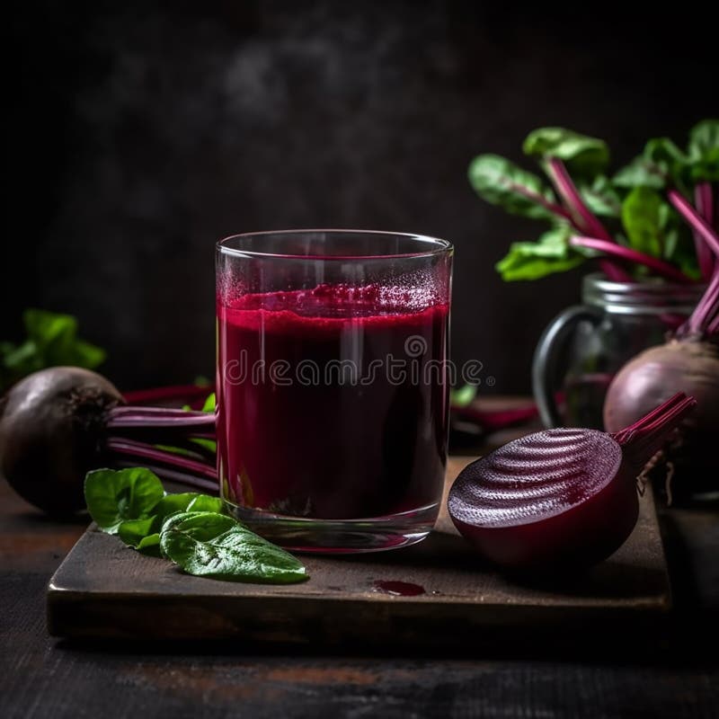 Beetroot Juice is a Refreshing and Healthy Drink Stock Photo - Image of ...