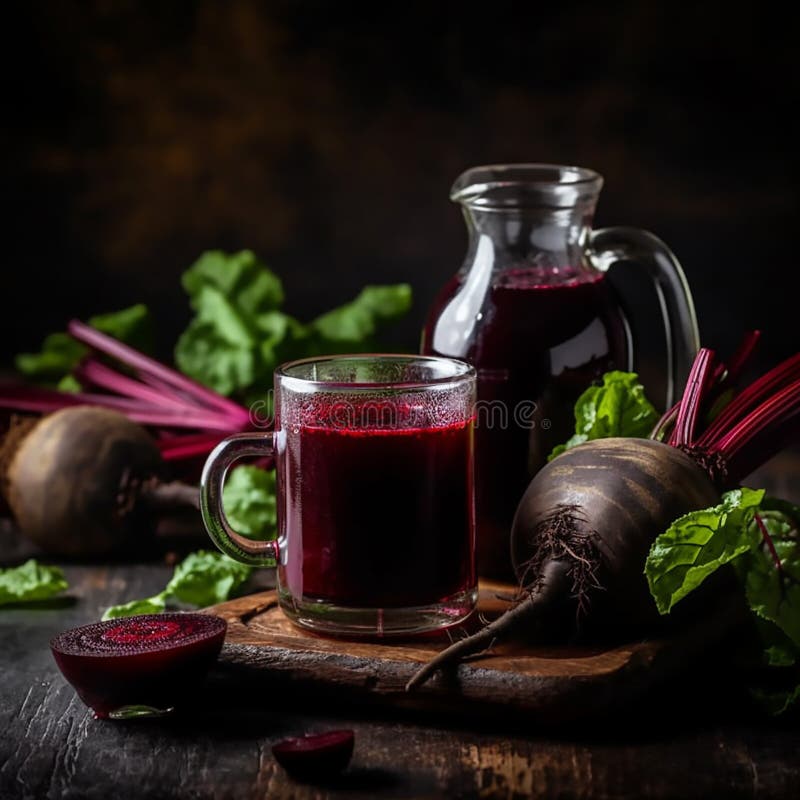 Beetroot Juice is a Refreshing and Healthy Drink Stock Image - Image of ...