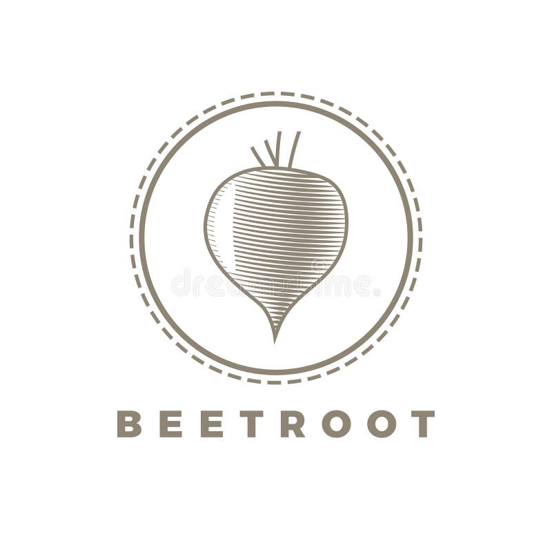 Beetroot Retro Label Concept Stock Vector - Illustration of concept ...