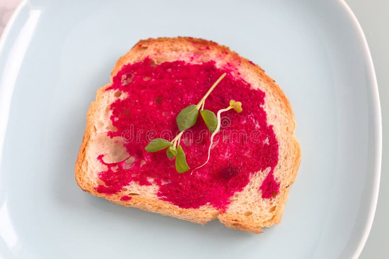 Beetroot sandwich stock photo. Image of vegetable, bread - 86034028