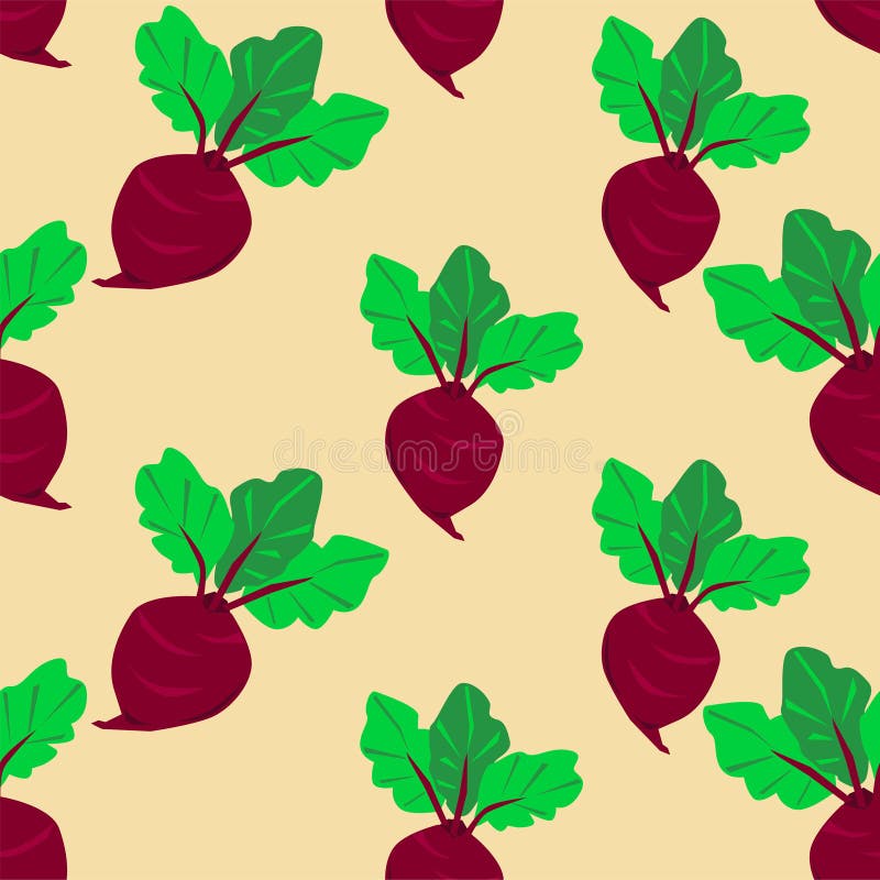Beetroot seamless pattern stock vector. Illustration of seamless ...