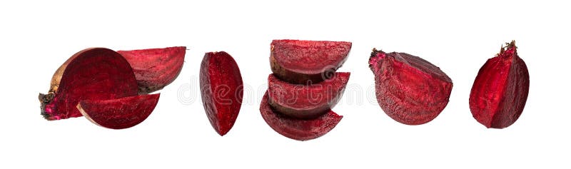 Beetroot Slice Isolated stock image. Image of sliced - 365793231