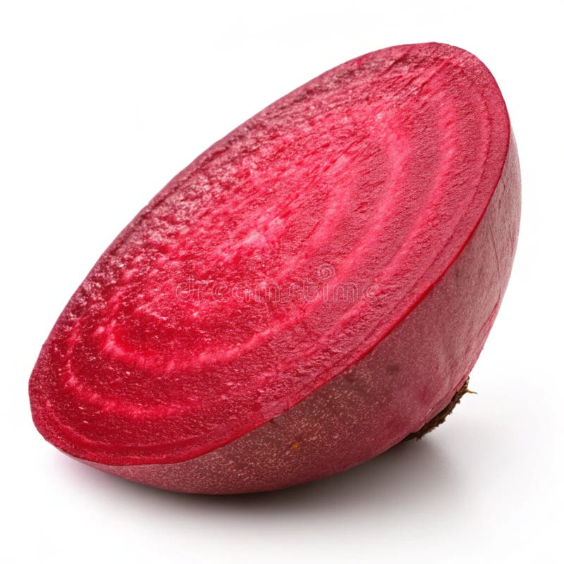 Beetroot Slice on White Background Stock Illustration - Illustration of ...