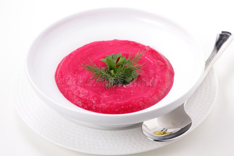 Beetroot soup-puree. stock photo. Image of recipe, puree - 28163968