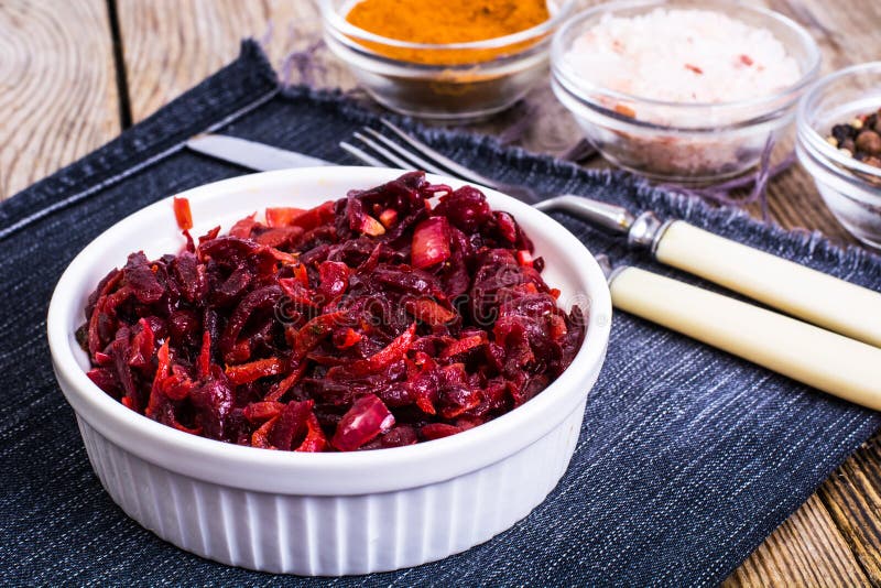 Beetroot Stew with Different Vegetables Chopped Stock Photo - Image of ...