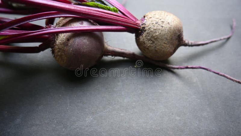 Beetroot is the taproot portion of a beet Plant. Stock Footage - Video ...