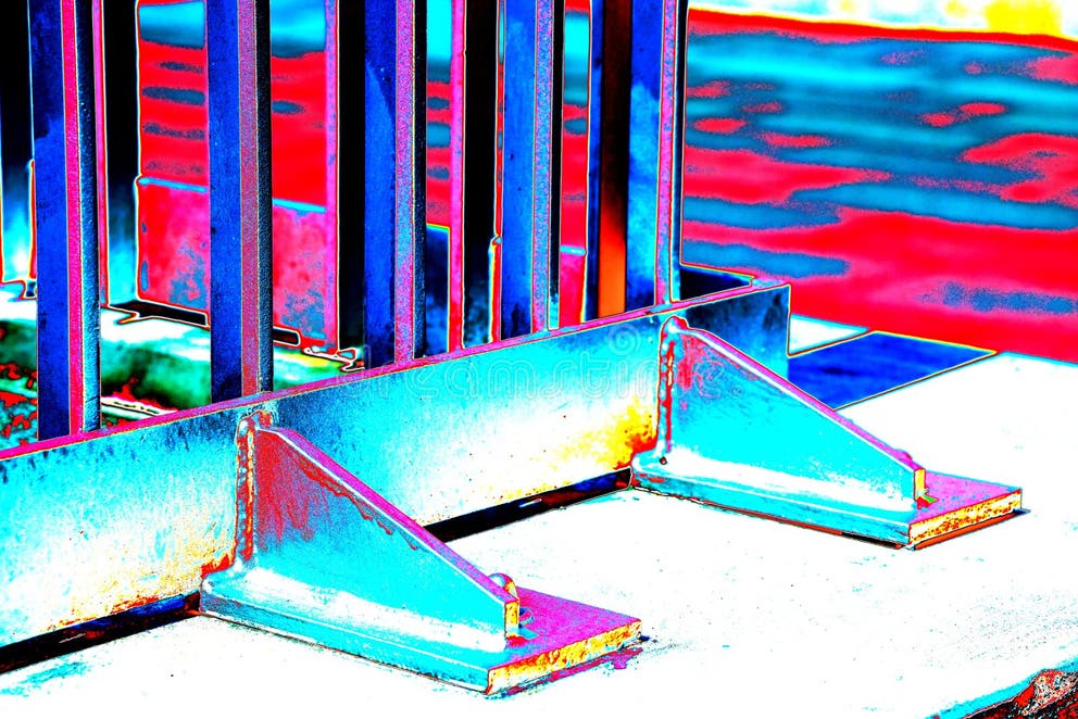 Befestigen Einer Stahlstruktur Oder -strukturen an Einem Beton ...