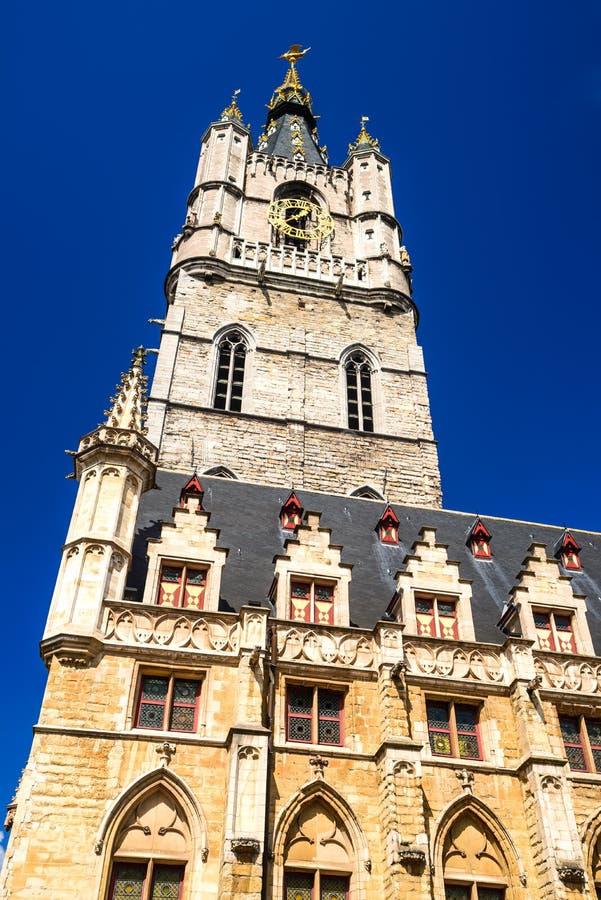 Beffroi Belgique Gand image stock. Image du architecture - 49199877