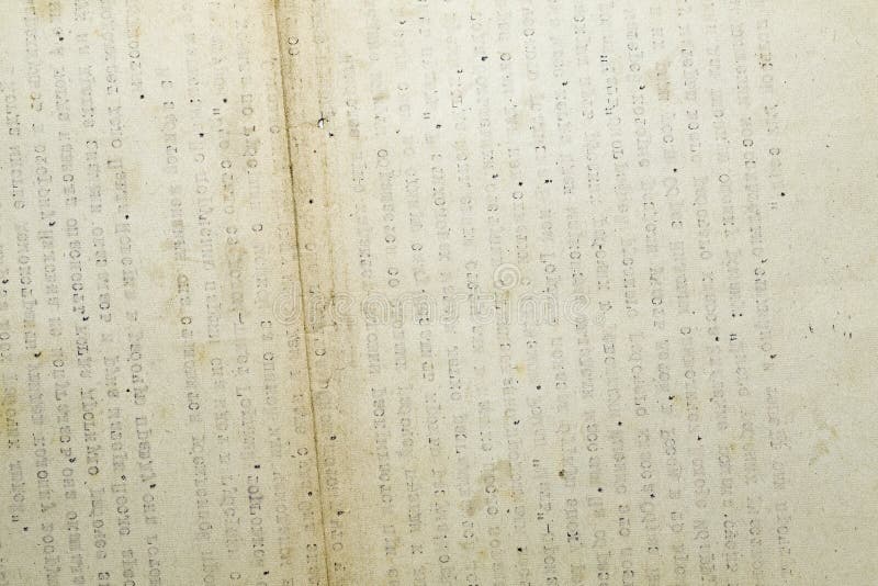 Beflecktes Retro- Papier Mit Geschriebenem Text Stockfoto - Bild von ...