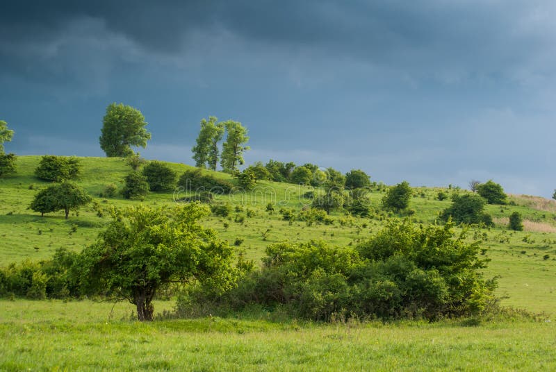 Befor the Rain stock photo. Image of land, horizon, befor - 54897172