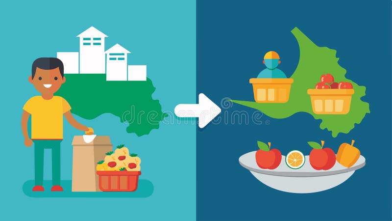 A Beforeandafter Image Showing the Effects of Food Aid Programs on ...