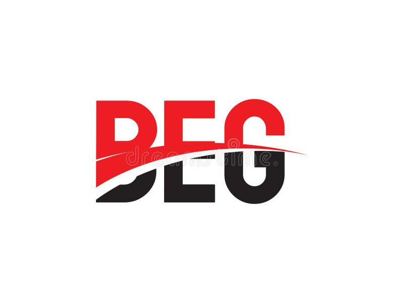 BEG Letter Initial Logo Design Vector Illustration Stock Vector ...