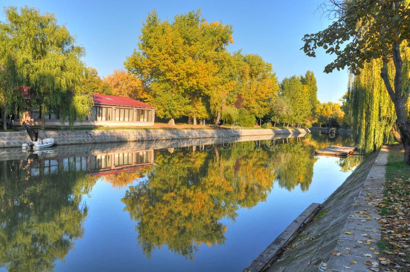 Bega Canal, Timisoara stock photo. Image of navigable - 27390610