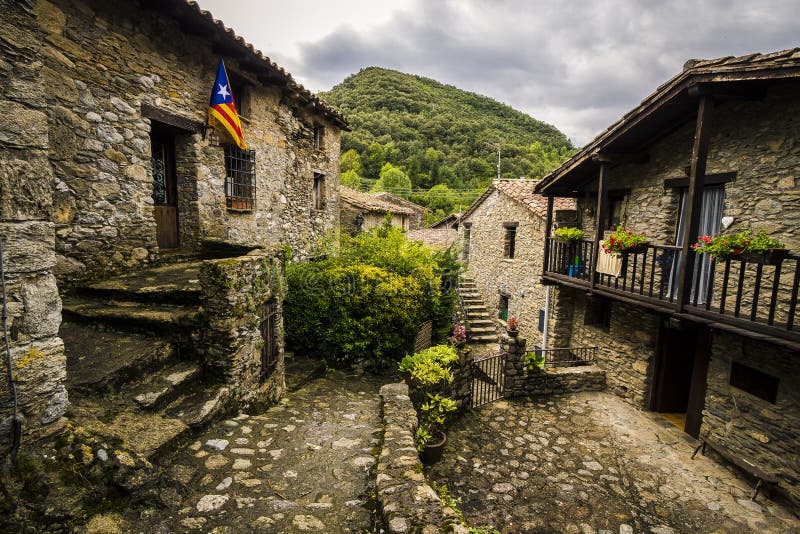 Medieval Village of Lagrasse, France Stock Photo - Image of towns ...
