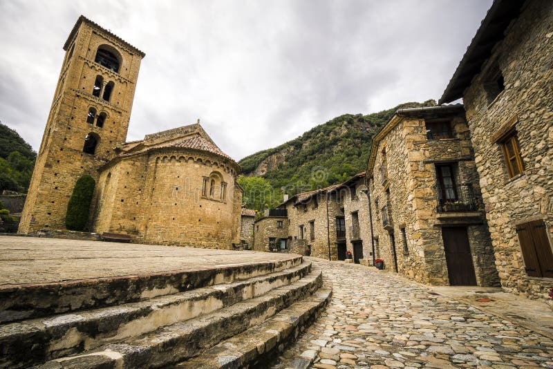 The Medieval Village Of Beget Stock Image - Image of building, arch ...