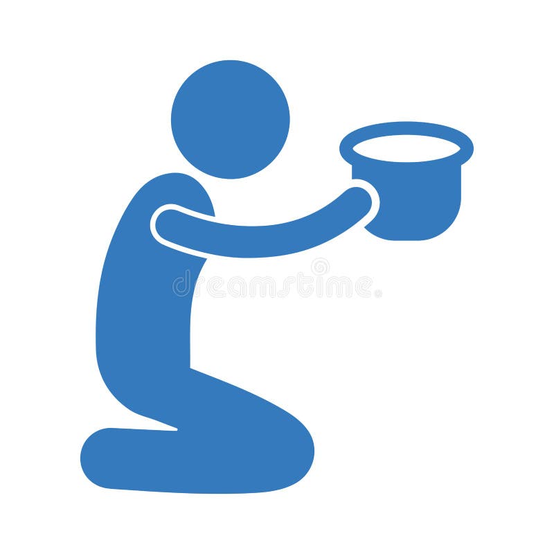 Beggar Icon. Element of Poor Man Illustration. Premium Quality Graphic Design Icon Stock ...