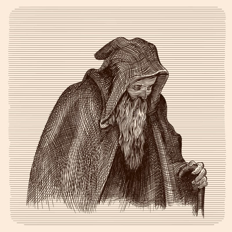 Old Beggar Painting