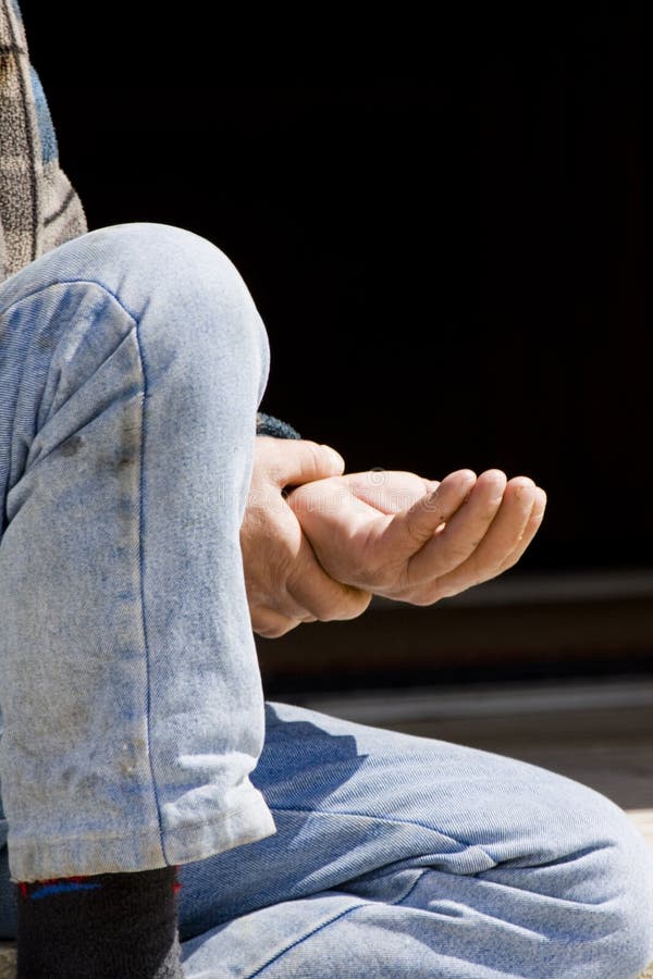 Beggar s hand stock image. Image of partial, samaritan - 12283683