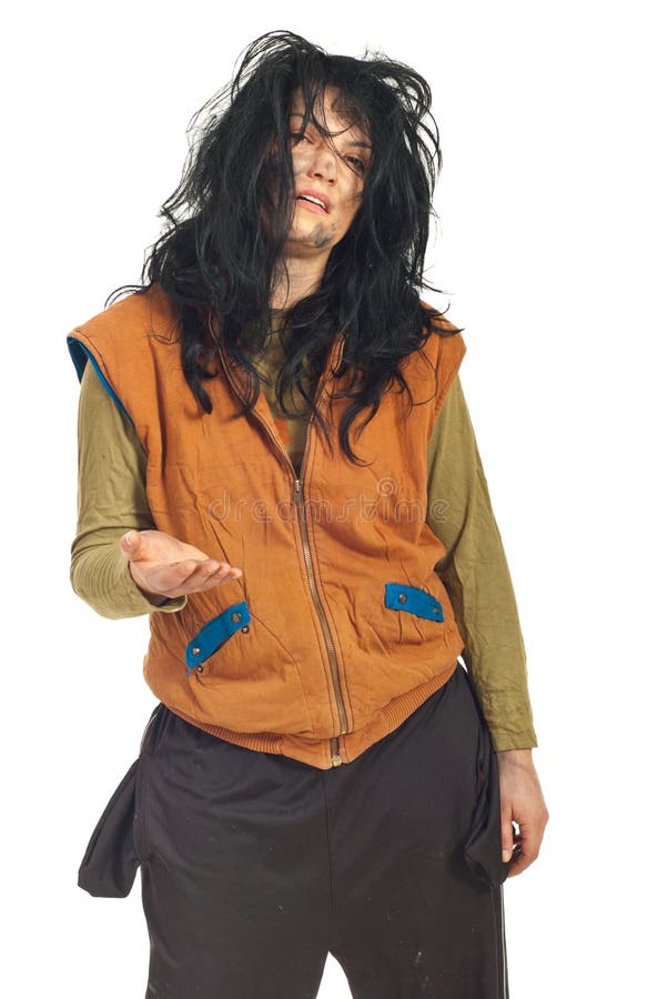 Beggar woman stock photo. Image of female, clothing, dirty - 17869426