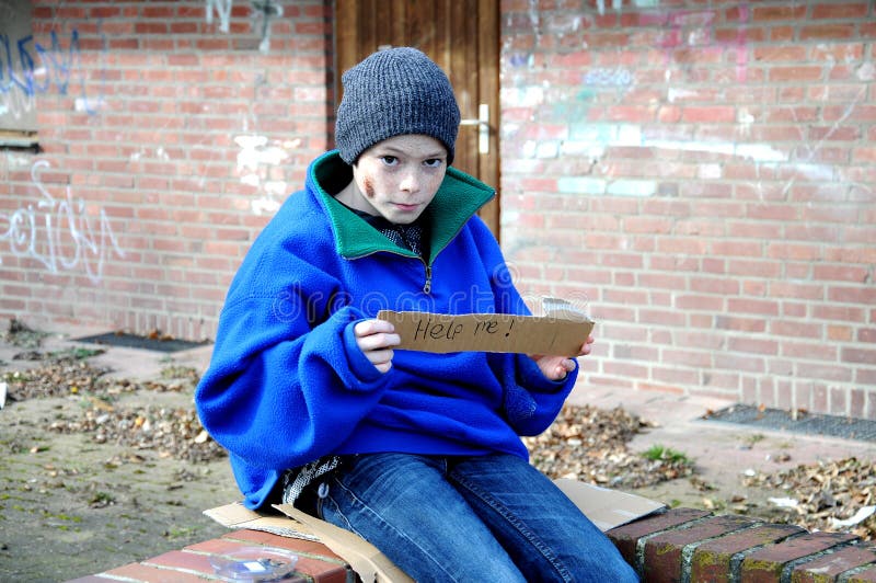Boy begging for help stock image. Image of solitude, depression - 27434967