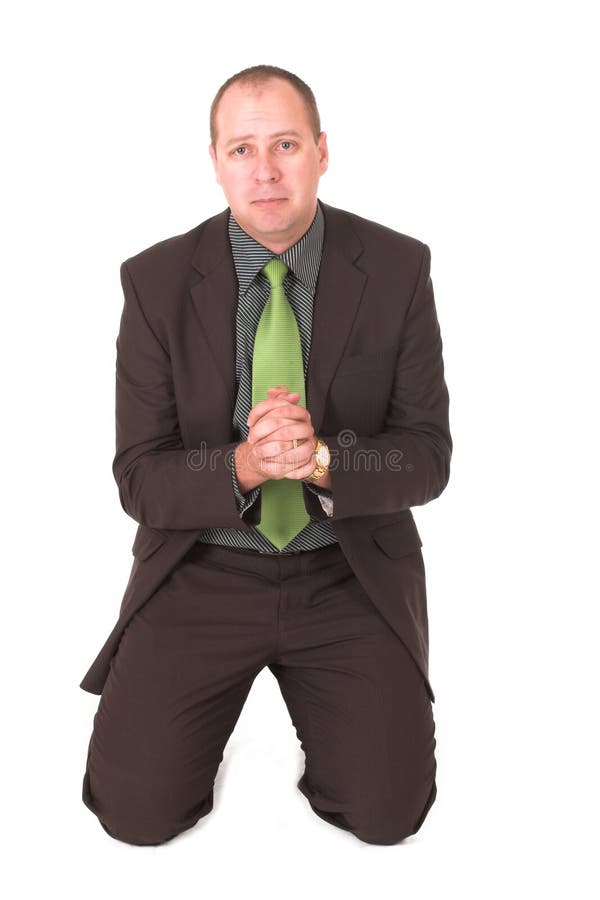 Begging businessman #4 stock image. Image of salesman, status - 962599