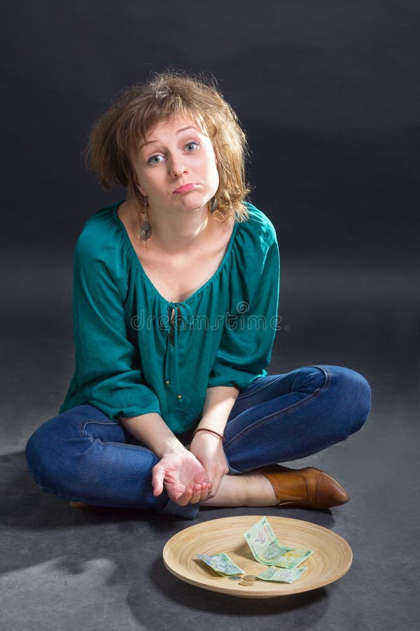 Begging for money stock image. Image of studio, mercy - 45840141
