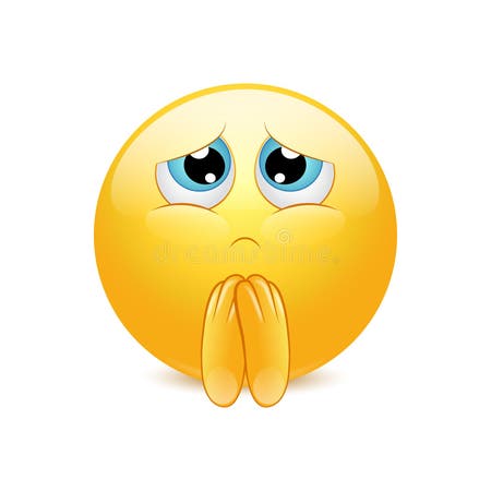 Begging Emoticon Stock Illustrations – 131 Begging Emoticon Stock ...