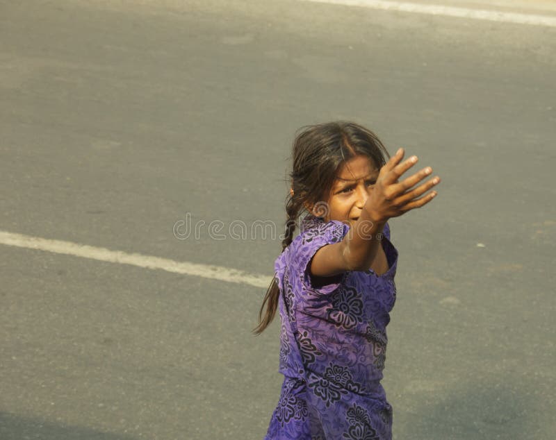 Begging editorial photography. Image of girl, people - 46544127