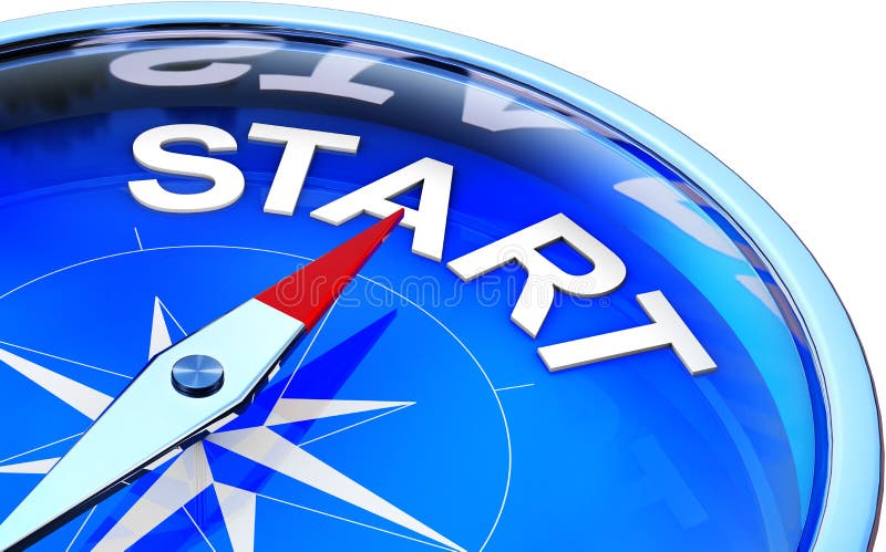 Begin stock illustratie. Illustration of concurrentie - 33876798