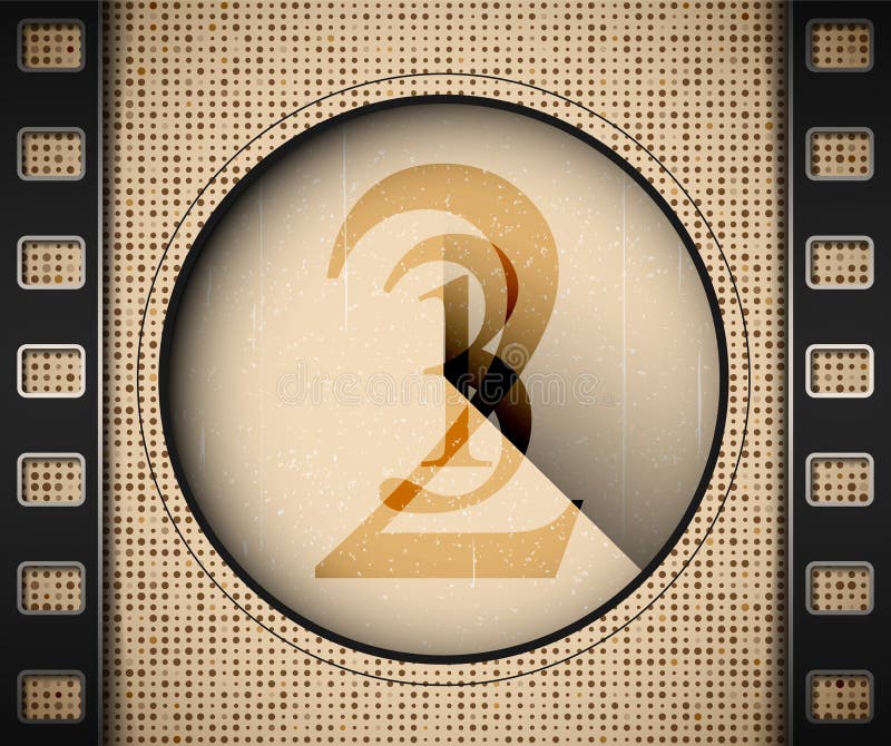 Begin de film vector illustratie. Illustration of tellen - 26634020