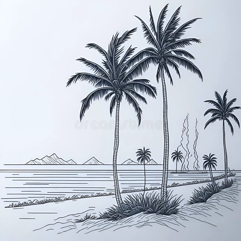 Begin by Sketching Out the Basic Composition of Your Scene. this ...