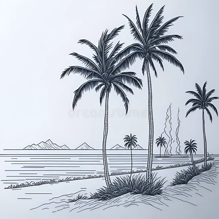 Begin by Sketching Out the Basic Composition of Your Scene. this ...