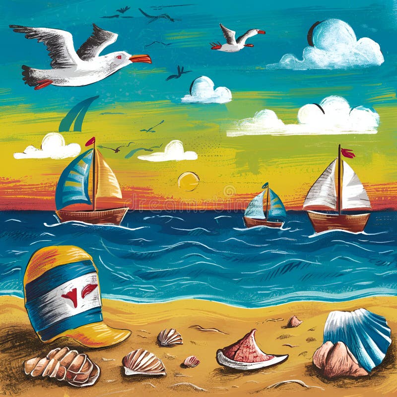 Begin by Sketching Out the Basic Composition of Your Scene. this ...