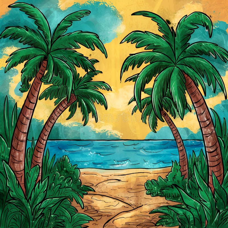 Begin by Sketching Out the Basic Composition of Your Scene. this ...