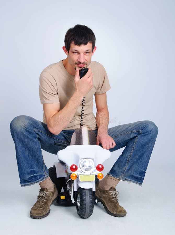 Beginner rider. stock image. Image of freedom, cotton - 13738959